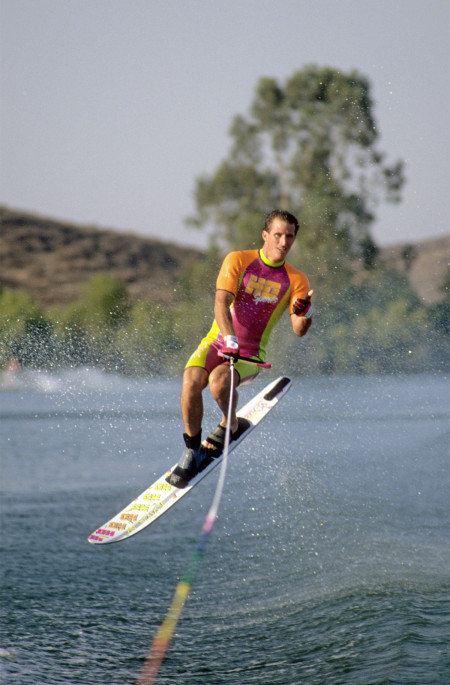 Free Water Ski Photos: Slalom Tip Drop – Classic Water Skiing Tricks