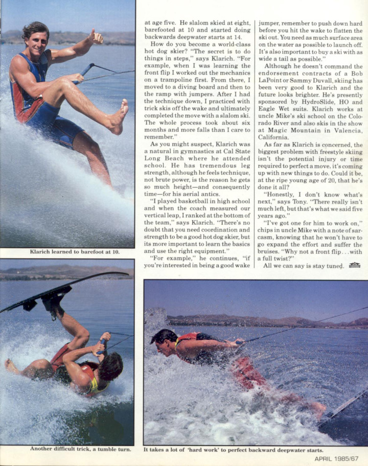 Powerboat Magazine – Classic Water Skiing Tricks